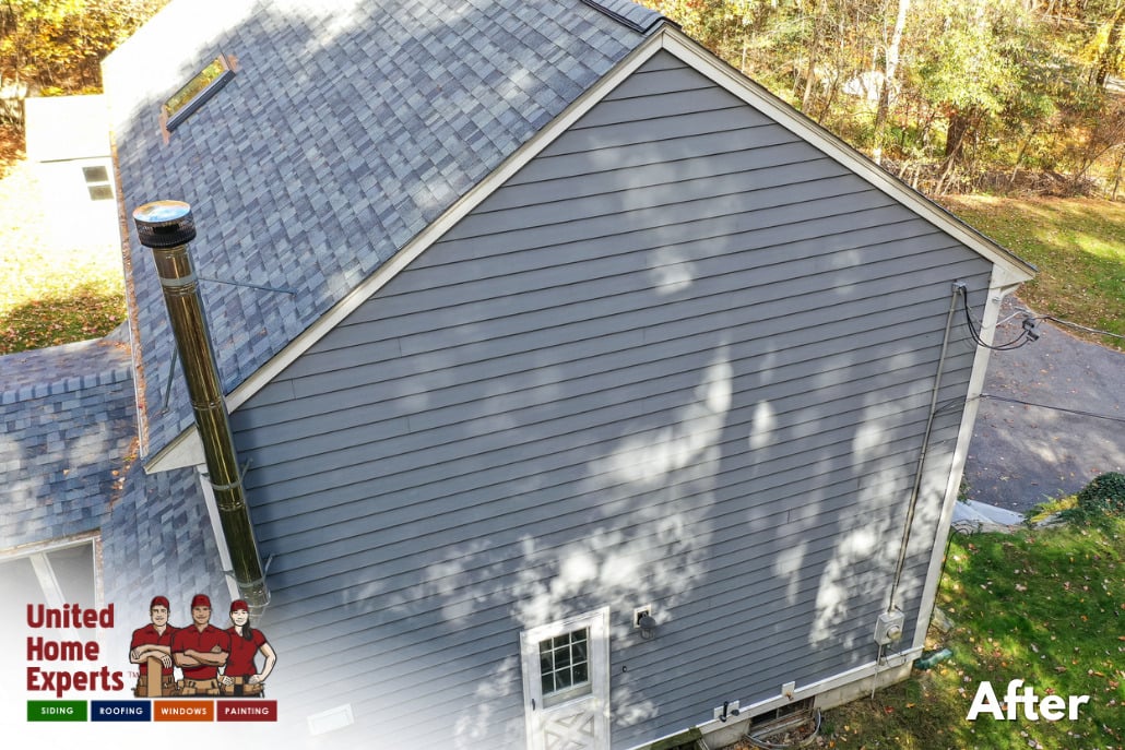 Everlast Siding, Seaside Grey, Owens Corning Shingles, Estate - United ...