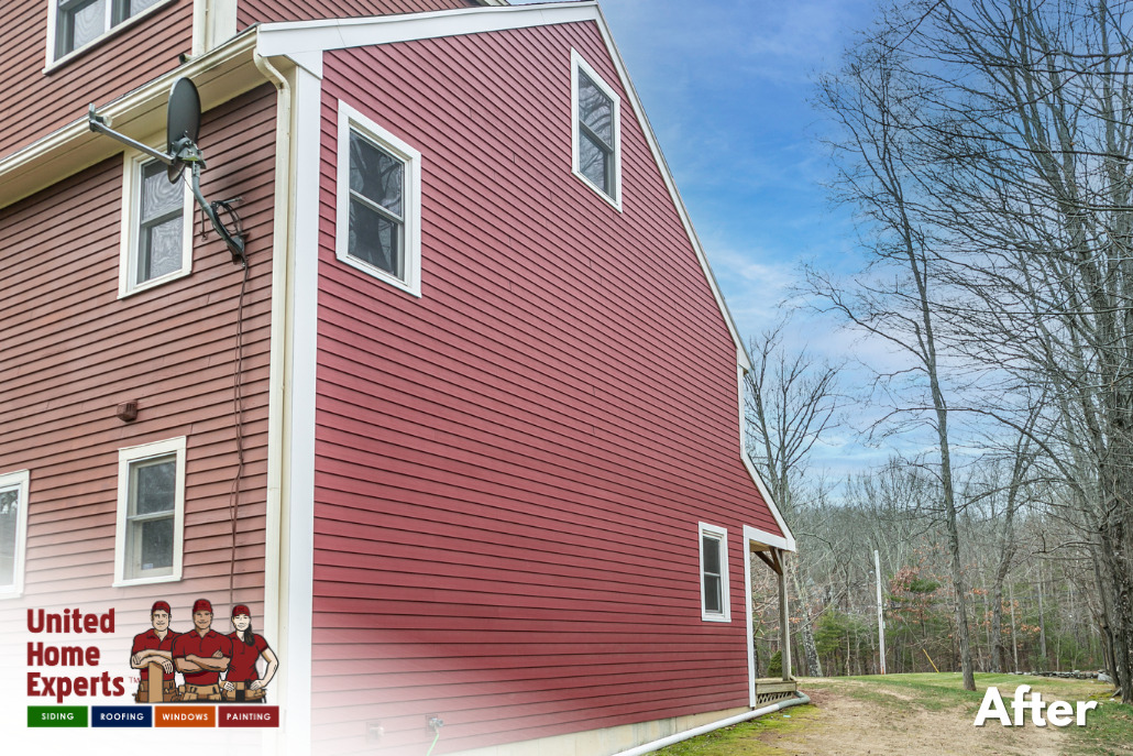 Everlast Composite Siding, Cabernet Red Gorilla Plank Siding